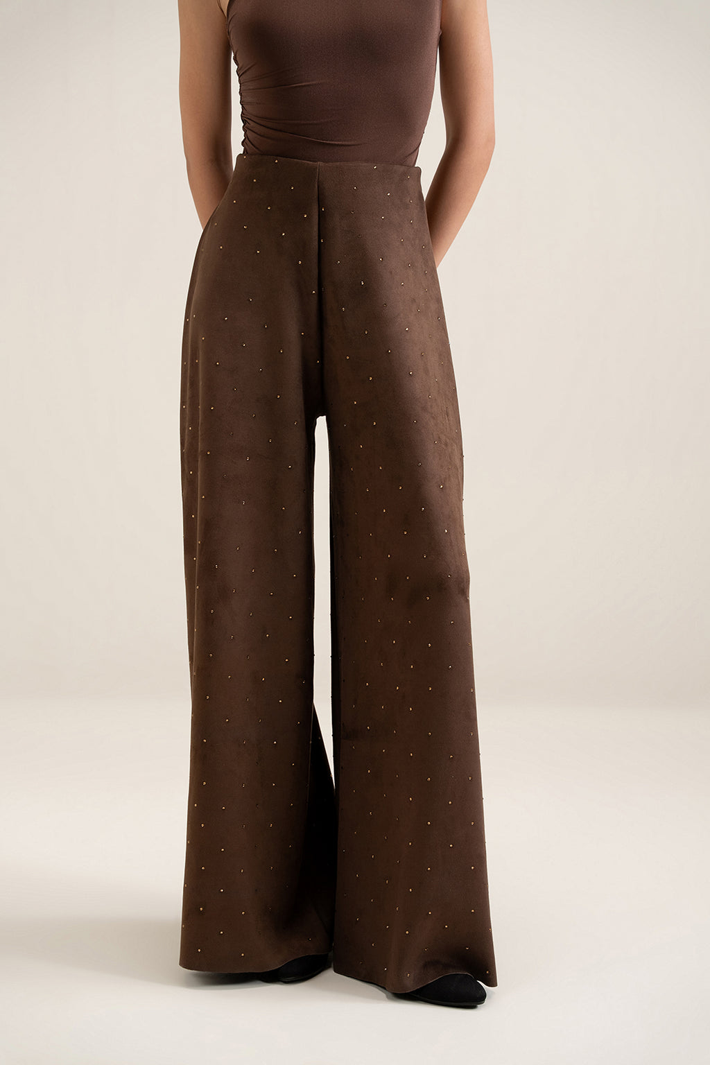 Suede Luxe Pants - Cocoa – Koyo