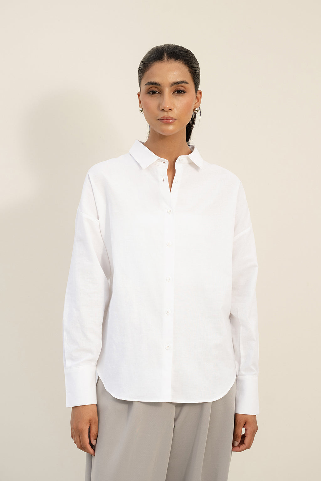 Basic White Button Down – Koyo